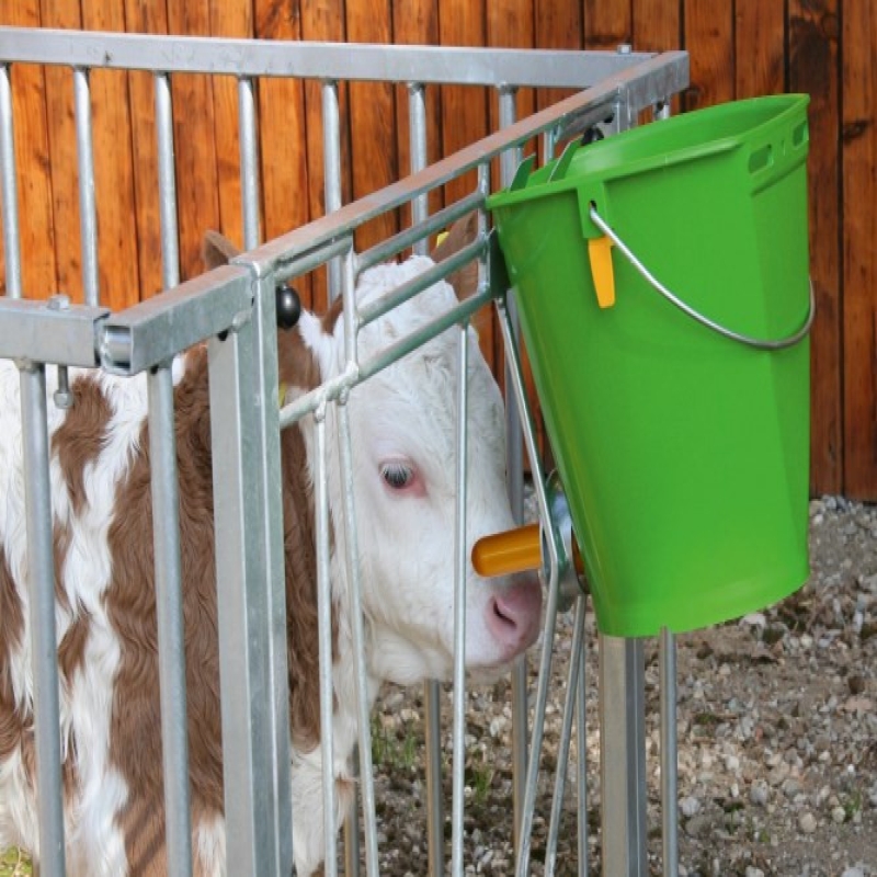 Seau veau 8 L clapet hygiénique-Agro Direct
