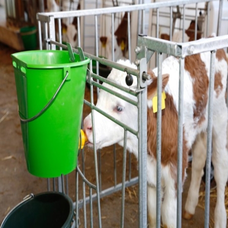 Seau veau 8 L clapet hygiénique-Agro Direct