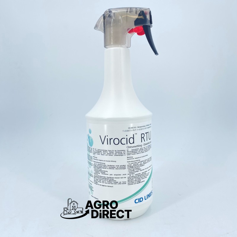 Désinfectant "Virocid 1L RTU" Désinfectant AgroDirect